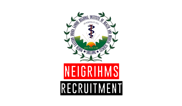 NEIGRIHMS Recruitment 2025-Apply Online Job Vacancies December 2025